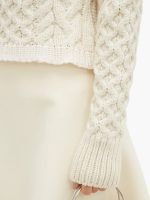 TCO NON DEDICATED_0008_8c JOSEPH Cable-knit wool-blend sweater