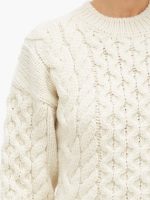 TCO NON DEDICATED_0009_8b JOSEPH Cable-knit wool-blend sweater