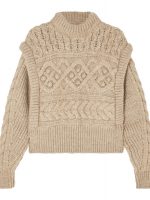 TCO NON DEDICATED_0037_2 Isabel Marant Milane cropped cable-knit merino wool sweater