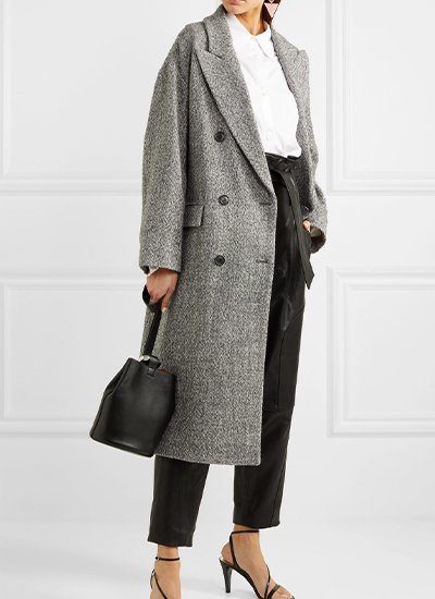 Top 10 Coats_0023_5a ISABEL MARANT ÉTOILEHabra double-breasted bouclé coat$770.00