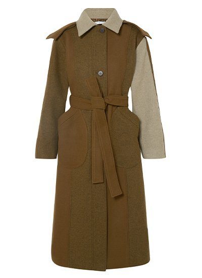 Top 10 Coats_0032_7 REJINA PYOCharlie hooded color-block wool-blend felt coat$1,295.00